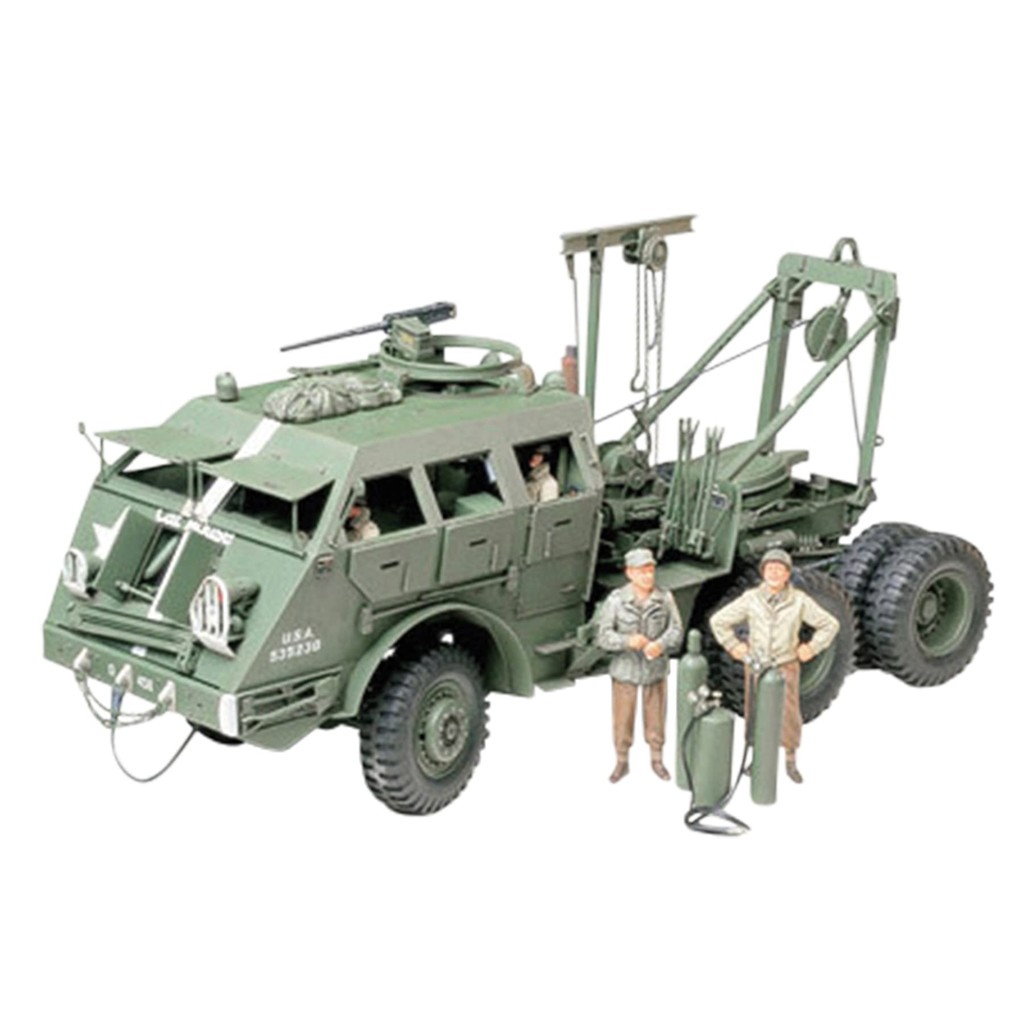 TAMIYA 1/35 Military Miniature Series No.244 US Army M26 Armored Tank Recovery Vehicle Plastic ...