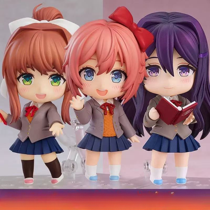 Doki Doki Literature Club! Action Figure Sayori Monika Yuri Nendoroid 2283 2250 1817 Articulado ...