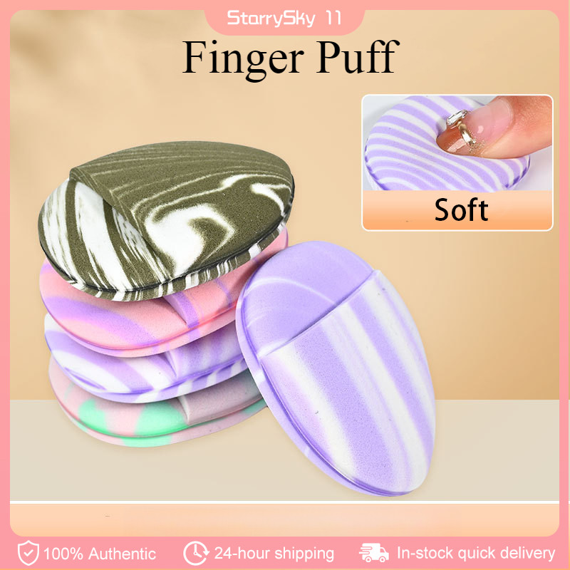 5PCS Mini Size Fing Soft Water Drop Shape Concealer Puff/Cosmetic Puff ...