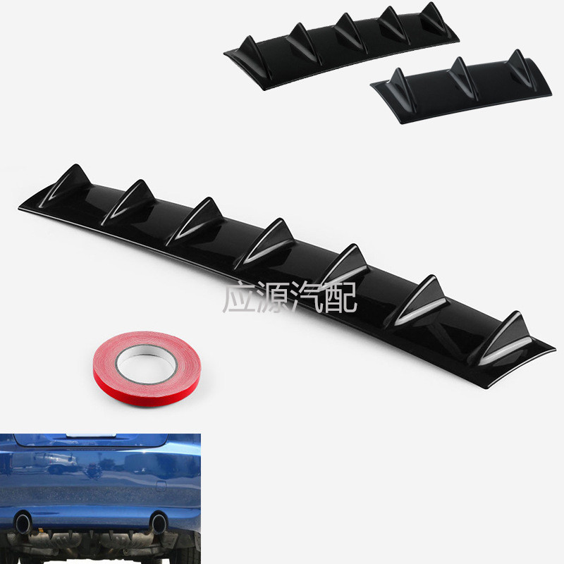 Car Modification Universal Rear Spoiler Small Surround Bumper Chassis ...