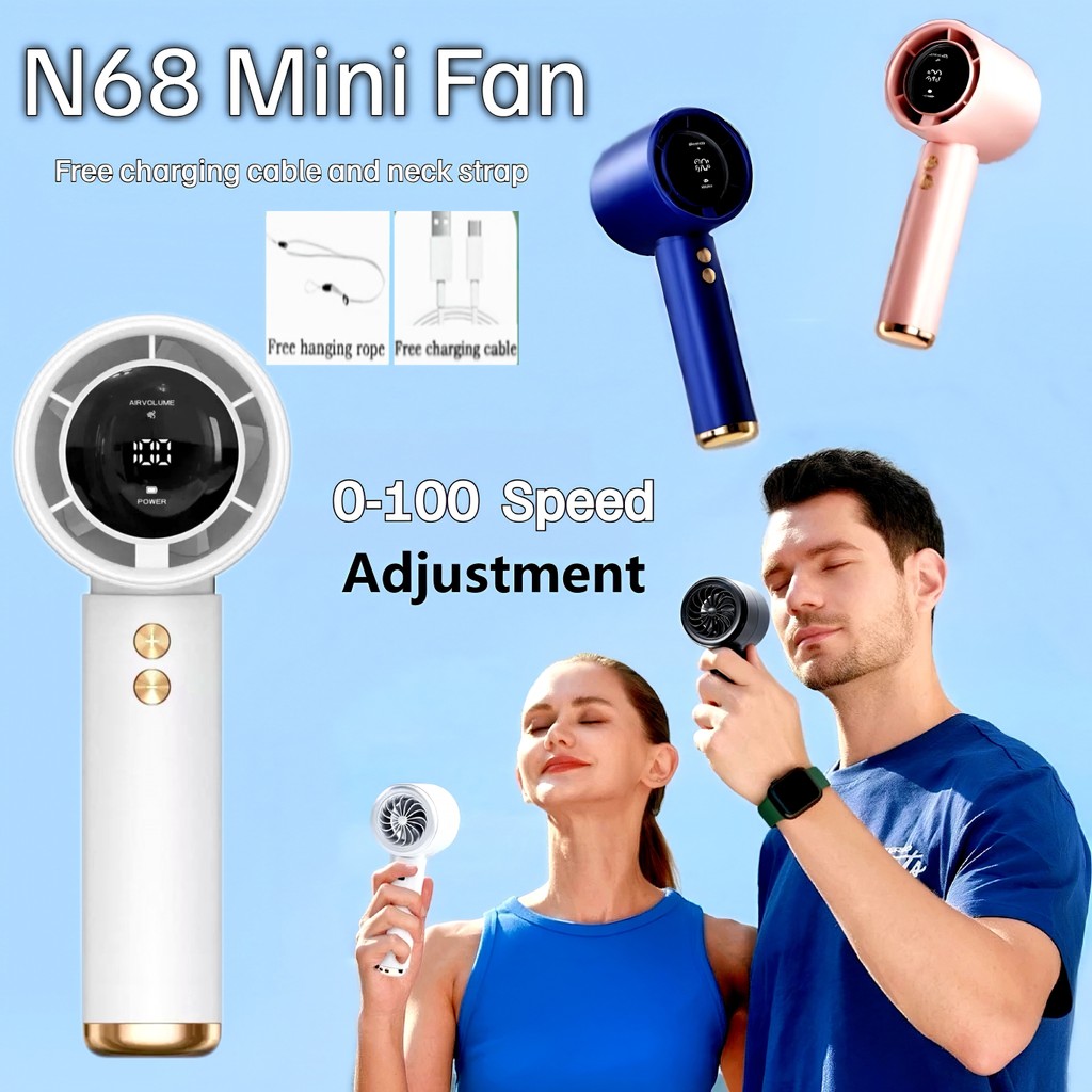N68 Portable 0-100 Level Speed Adjustment handheld desktop Rechargeable ...