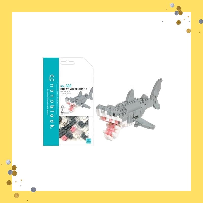 Kawada nanoblock nanoblock Great White Shark NBC_332 | Shopee Philippines