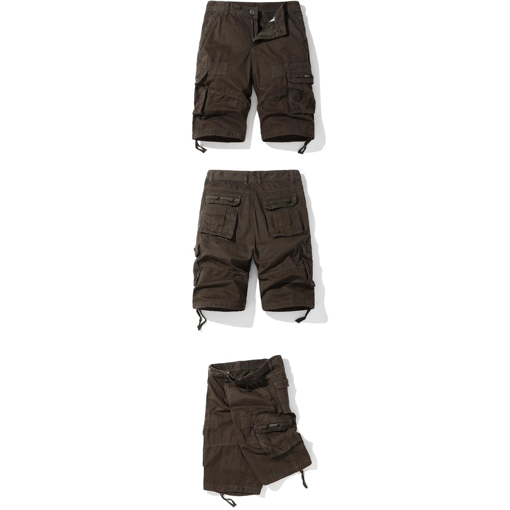 Cozy Up Men's Camo Cargo Shorts Relaxed Fit Multi-Pocket Outdoor ...