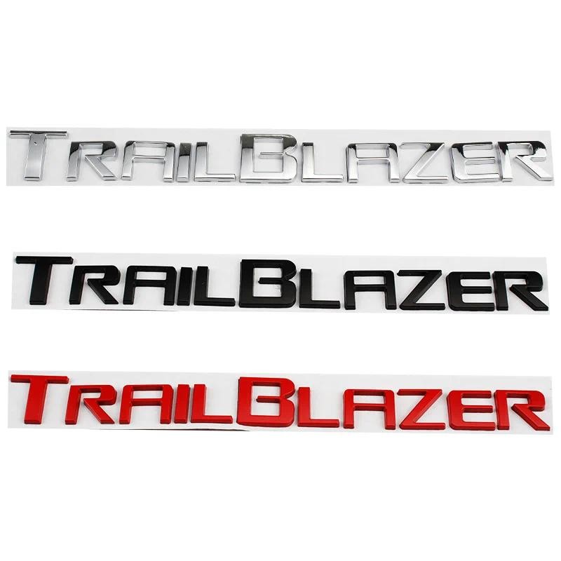Car 3D Metal Letters Logo Decals Sticker For Chevrolet Trail Blazer Car ...