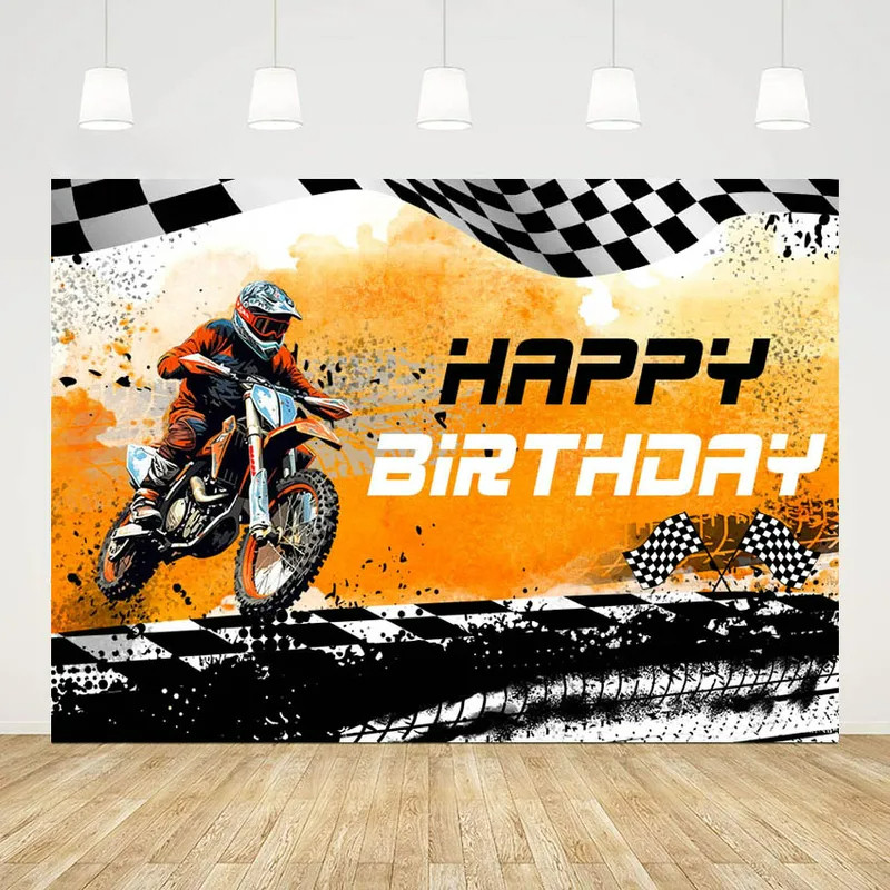 Motocross Racing Backdrop Motorcycle Dirt Bike Photography Background ...
