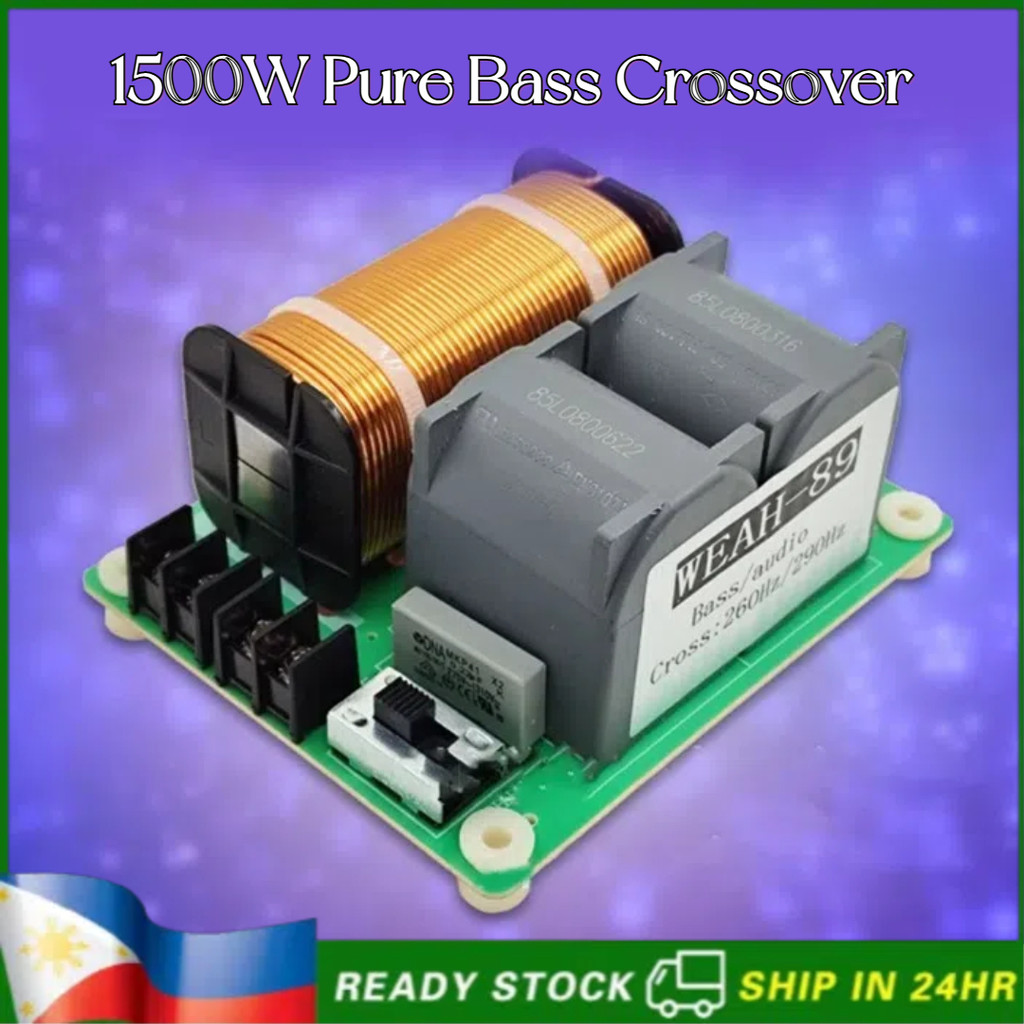 Pure Bass Crossover Divider 1500W Subwoofer Divider Speaker ...