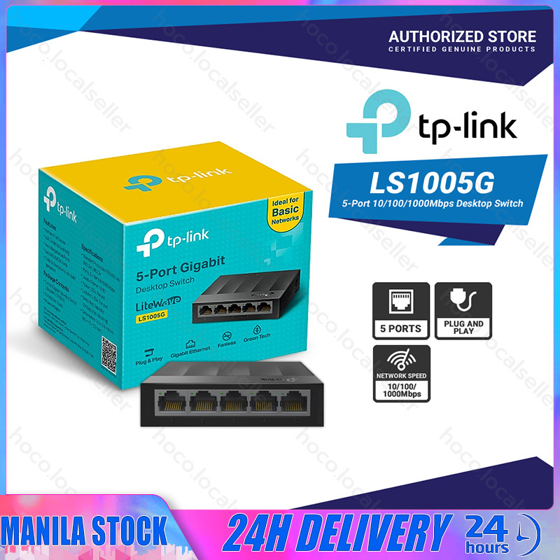 LS1005G 5-Port 10/100/1000Mbps Desktop Switch | Shopee Philippines