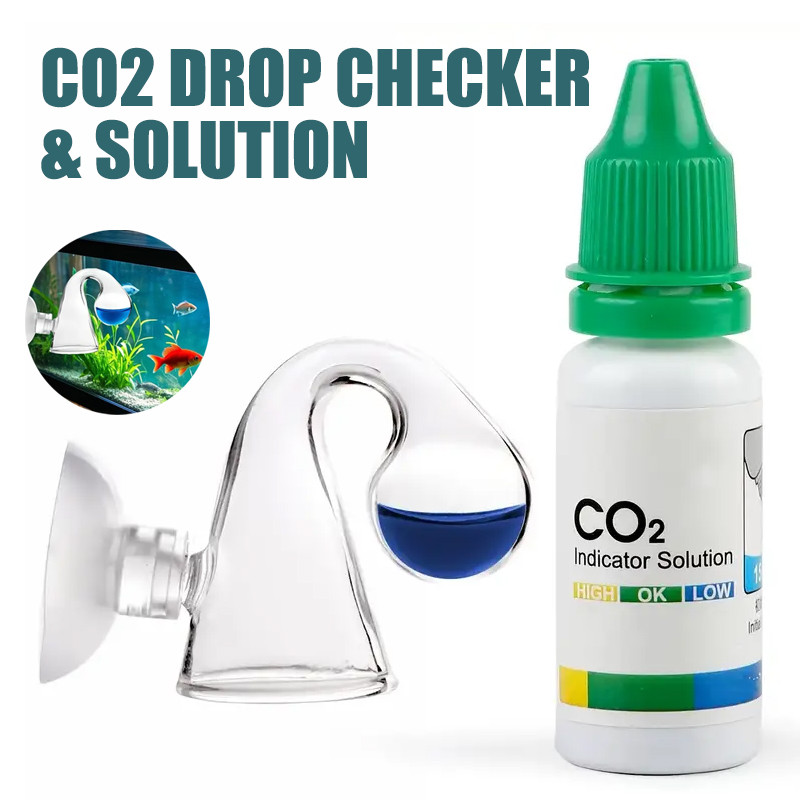 15ml Aquarium Carbon Dioxide CO2 Monitor Kit Plant Aquarium PH ...