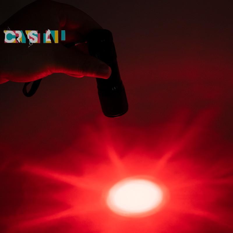 Crystal- Red LED Flashlight Infrared Vein Imaging 625nm Red Light 9 LED ...