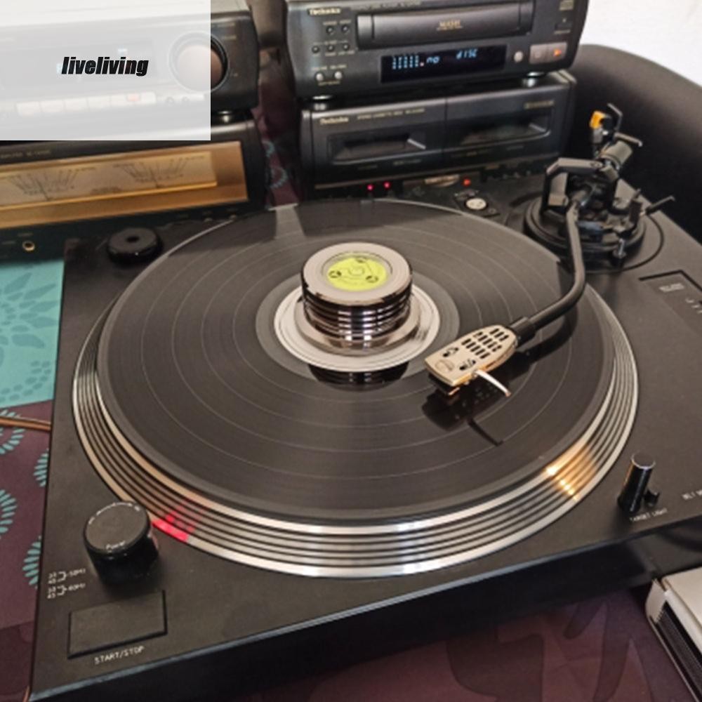 New 50Hz Record Player LP Disc Stabilizer Metal Vinyl Turntable Weight ...