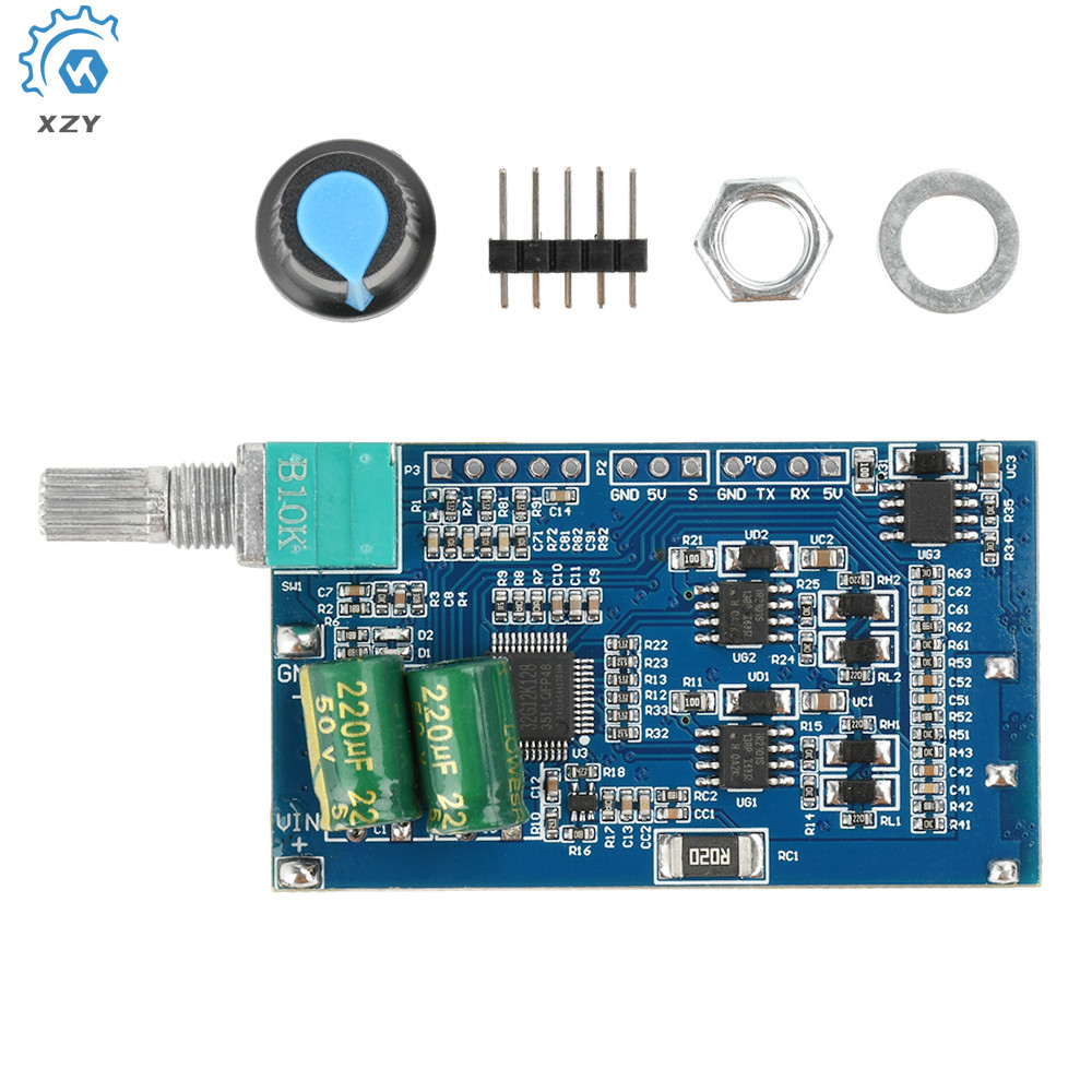 DC12-30V 10A STC32G DC 3-Phase Brushless Motor Driver with Hall Motor Controller ESC Module ...