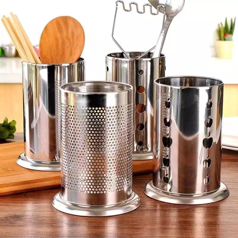 Stainless Steel Spoon Fork Holder Drainer Cutlery Chopsticks Cage ...