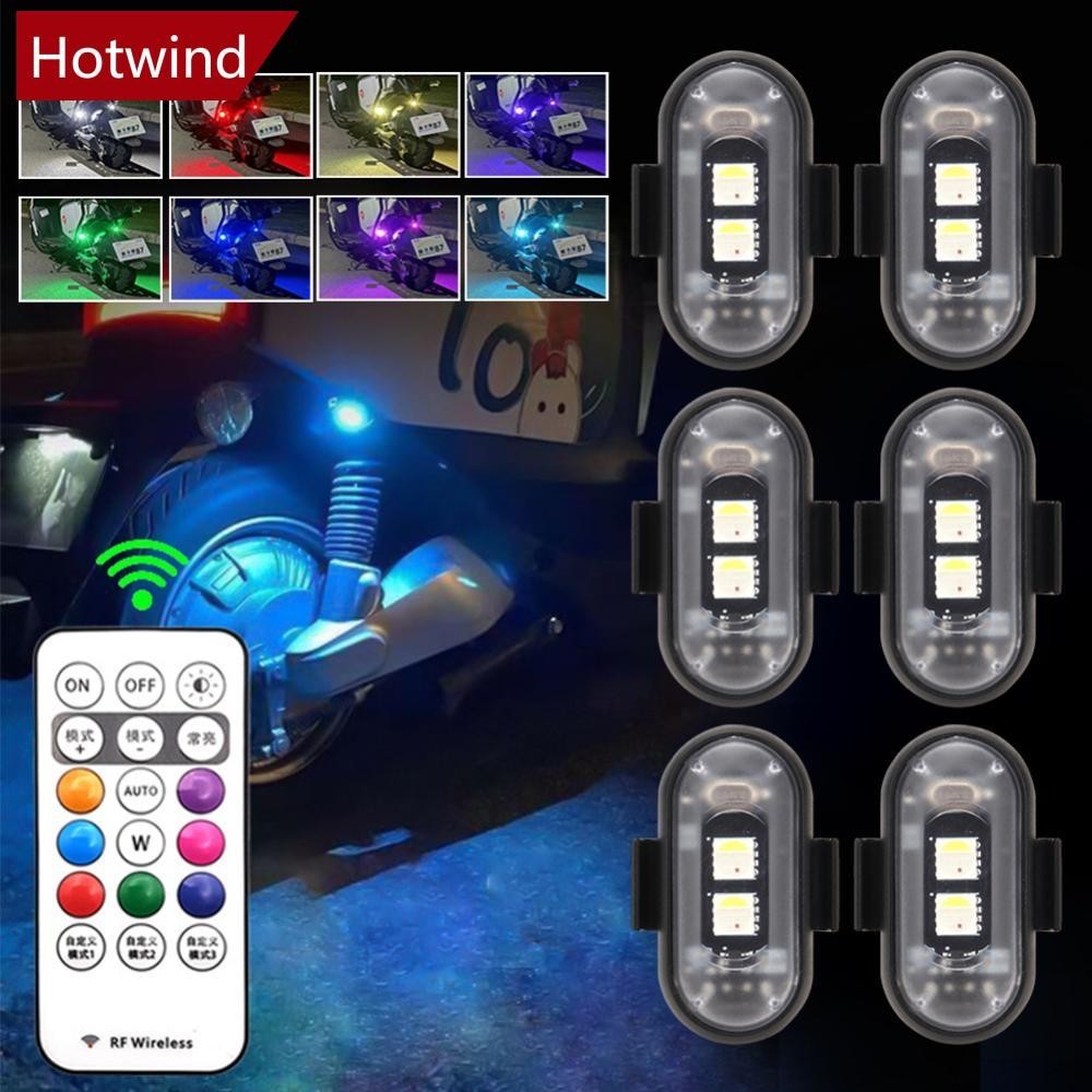 HW Universal Motorcycle RGB LED Strobe Lights With Controller Signal ...