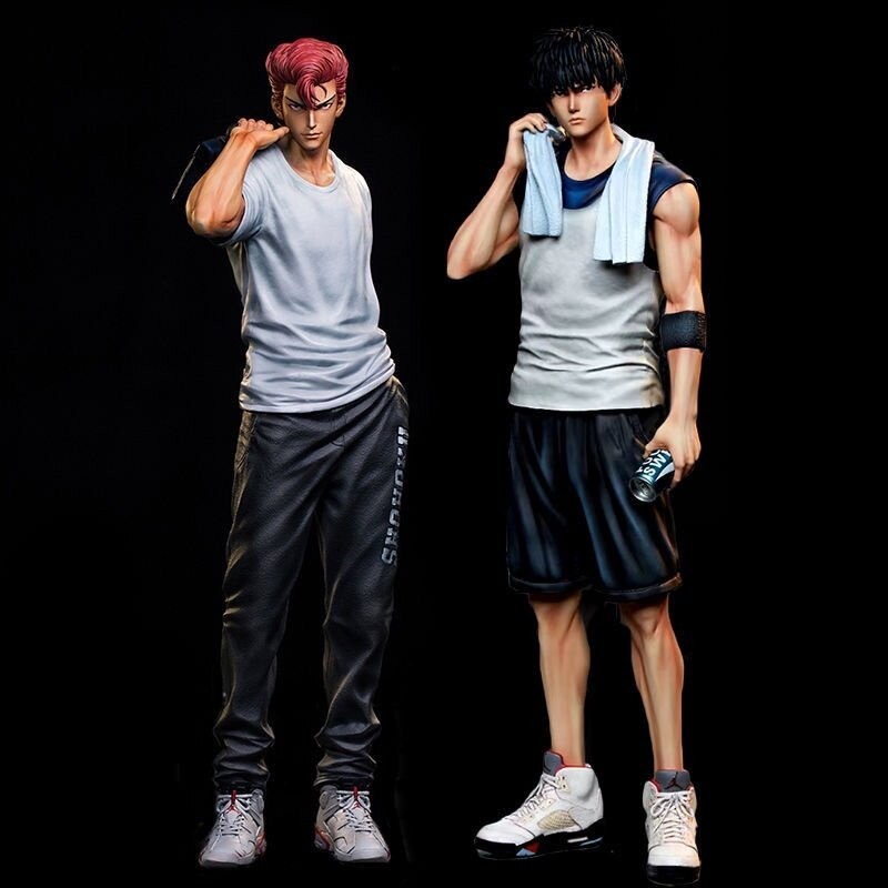 model Slam Dunk Rukawa Kaede Sakuragi Hanamichi 30cm figure model desk ...