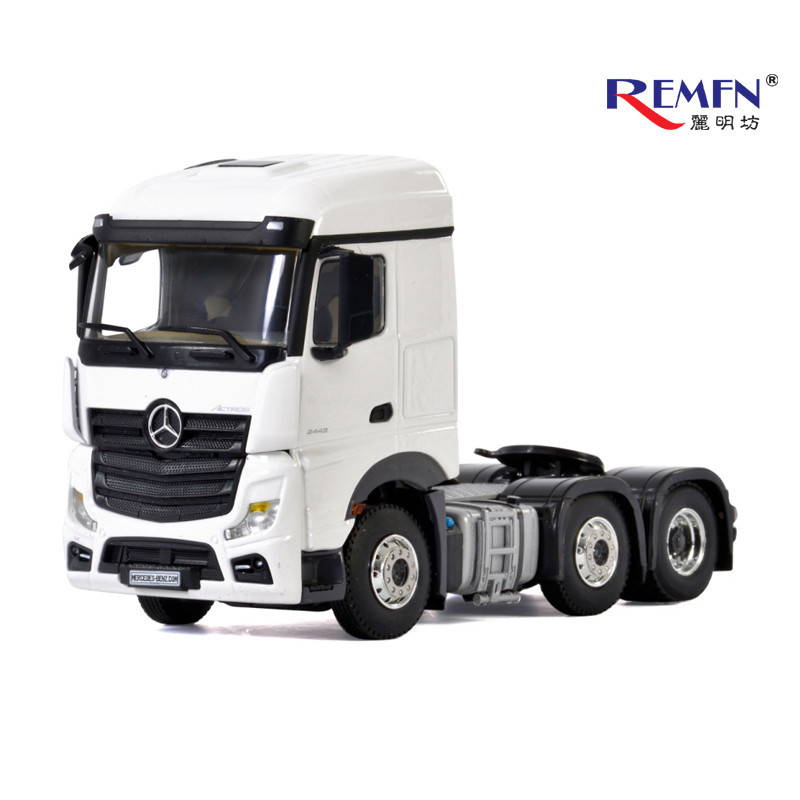 Wsi BENZ Mercedes-BENZ MB Actros 3-Axis Cargo Truck Trailer Alloy ...