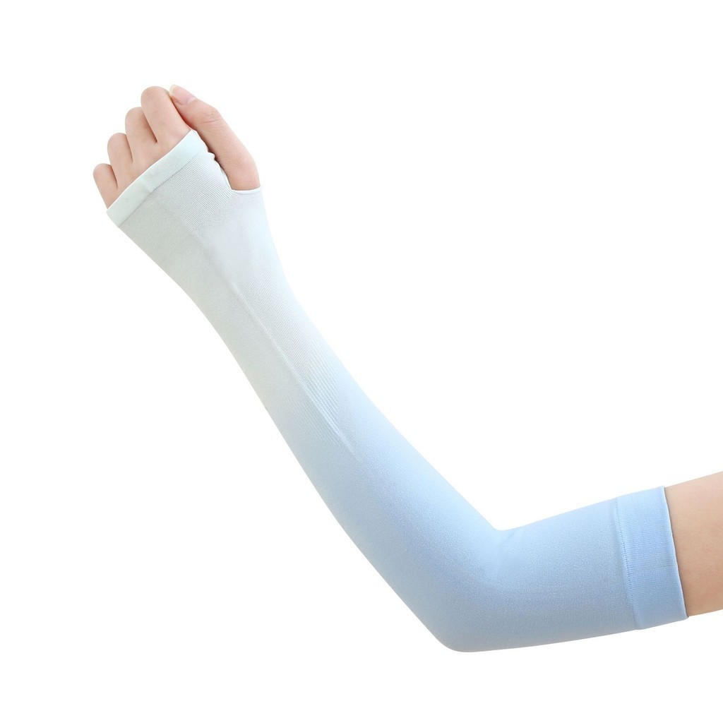 Summer Gradient Color Sunscreen Arm Sleeves Women Men Uv Protection Arm ...