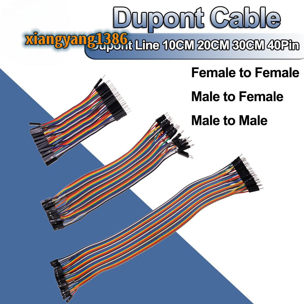 Dupont line 10CM 20CM 30CM 1P-1P Male to Male + Male to Female and ...