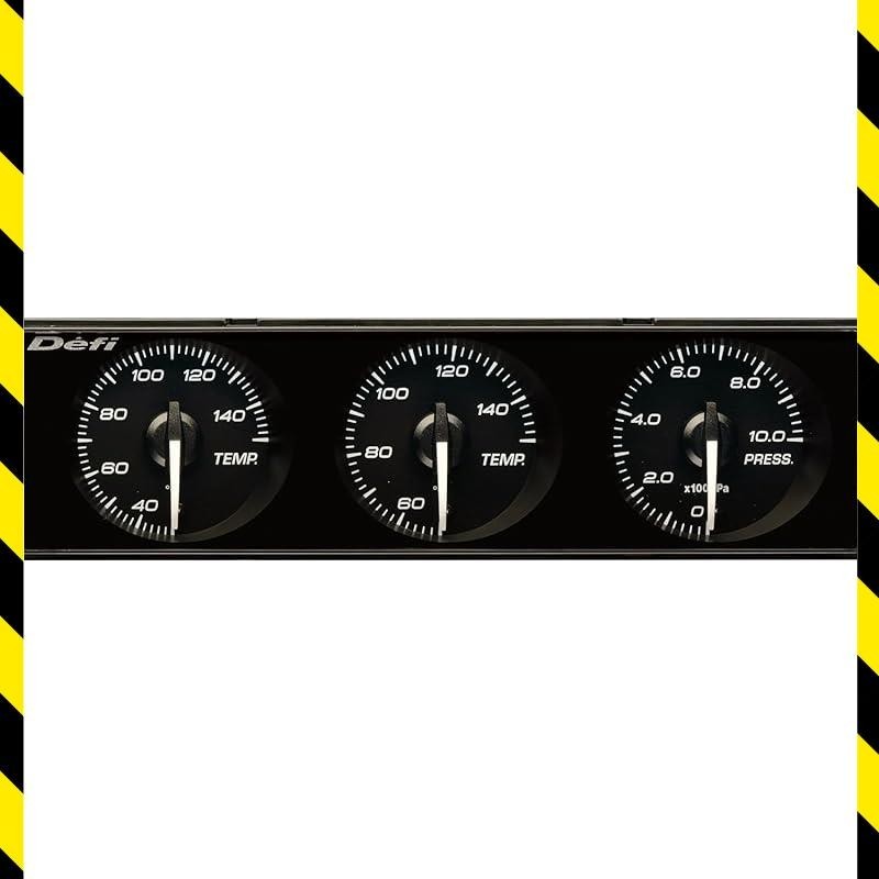 Nippon Seiki Defi Meter [DIN-Gauge] White Indicator / Black Letter ...