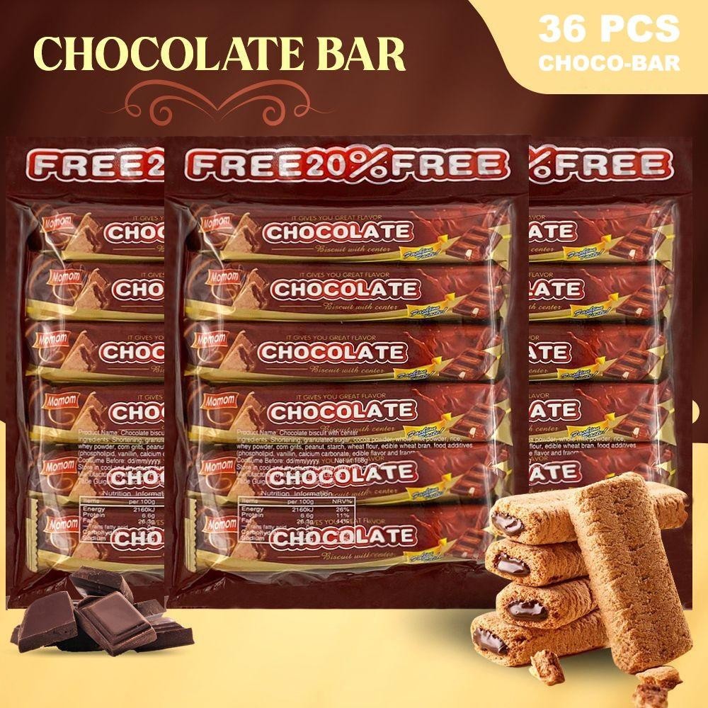 [BUY 1 TAKE 2] Omo Food Chocolate Bar Biscuit w/ Center 12 Sachet per ...