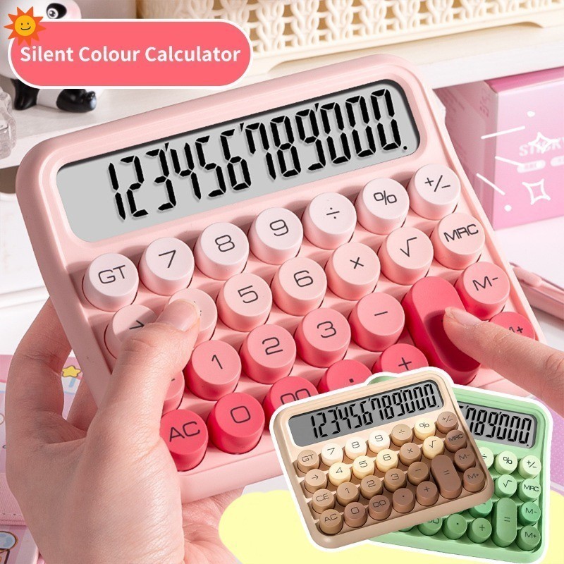Typewriter Style Calculator Ergonomic Design Calculator Professional 12 ...