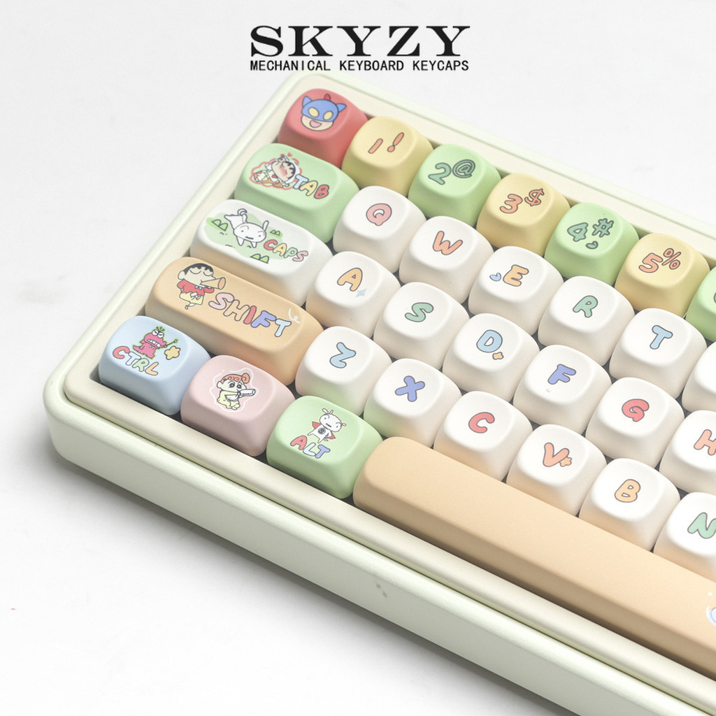Crayon Shin-chan Keycaps MOA Profile Anime PBT Dye Sub Mechanical ...