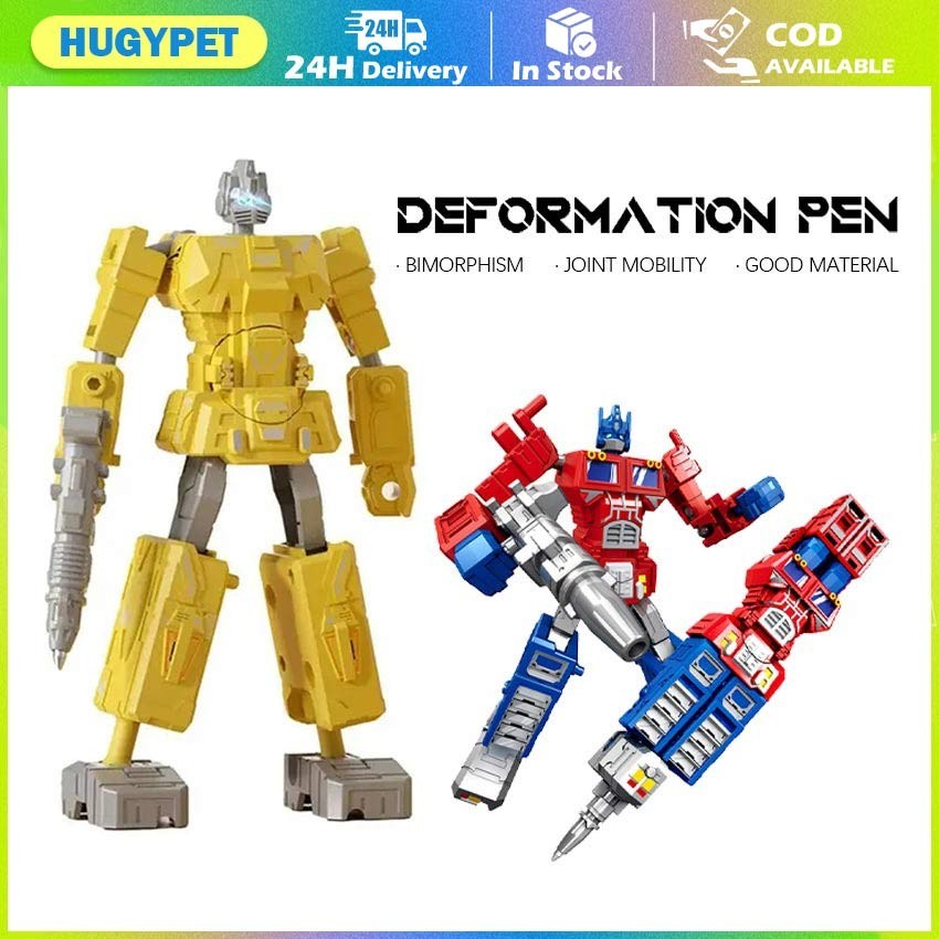 Deformation Toy Ballpoint Pen Robot Action Figure Pen Kid Student ...