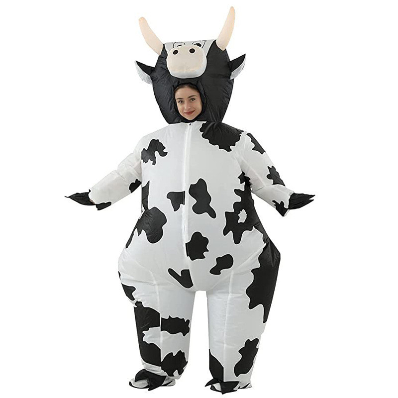 Cow Inflatable Costume Masquerade cosplay Animal Costume Halloween ...