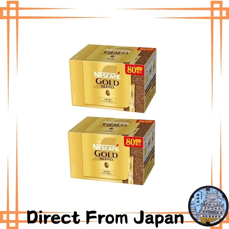 [Direct from Japan]Nescafe Gold Blend Stick Black 160P [Soluble Coffee ...