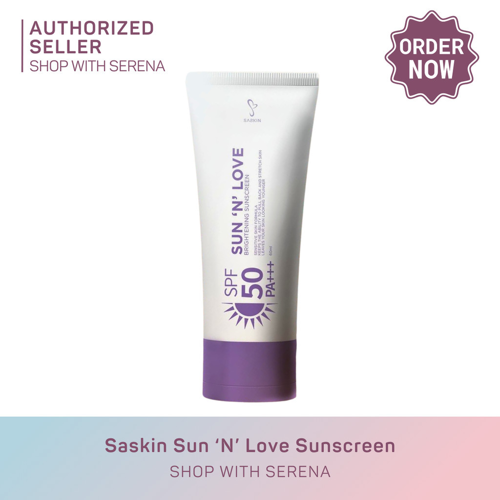 Saskin Sun 'N' Love Sunscreen SPF 50+++ Sachzna Laparan Sunscreen, No ...