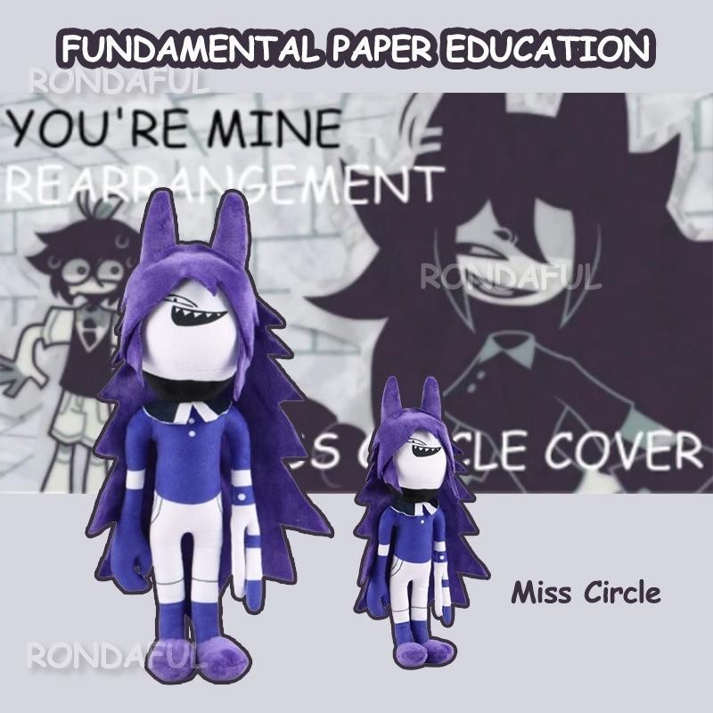 Fundamental Paper Education Plush Miss Circle Cartoon Role Plush Desk ...