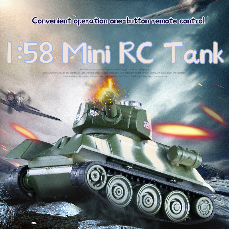 Remote Control Small Tank Ultra-small Mini RC Crawler Driving Tiger ...