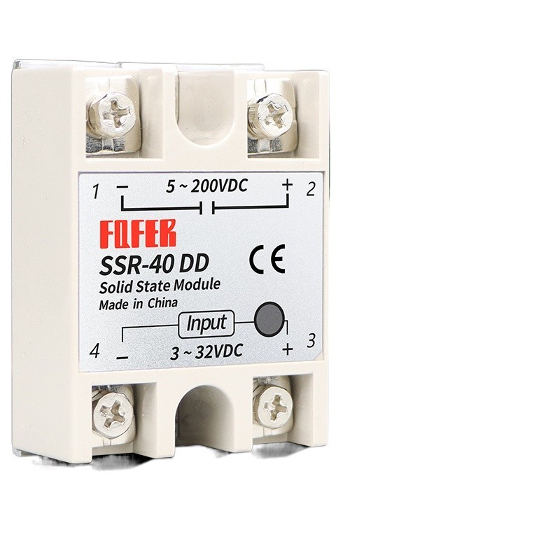 Single-phase solid state relay SSR-25DD 10DD 40DD 60DD DC control DC ...