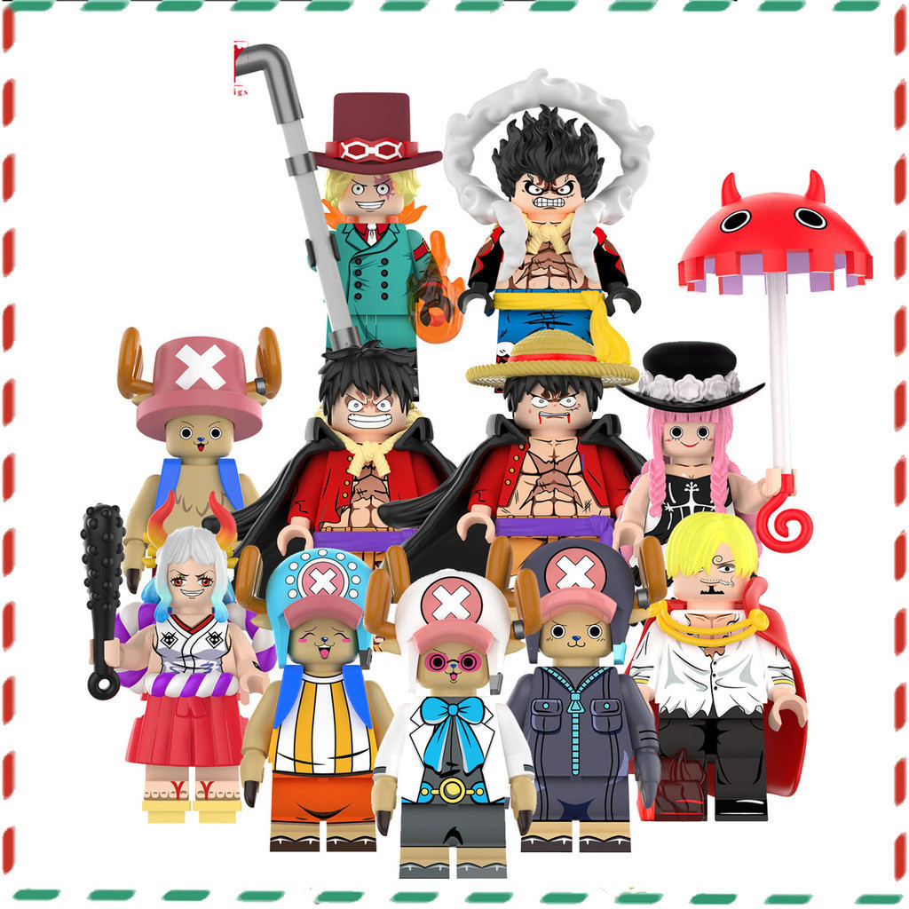 Educational toys for kids Small building block toy Luffy anime One ...
