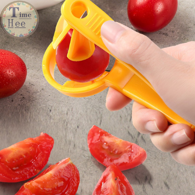 TIMEHEE Tomato Slicer Cutter Grape Tools Cherry Kitchen Pizza Fruit ...