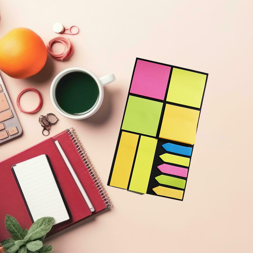 Accel Multicolor Sticky Notes with 3 Different Shapes Good for Office ...