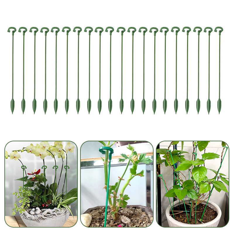 5/10/20PCS Plant Supports Stand Butterflies Orchid Flower Potted Fixing ...