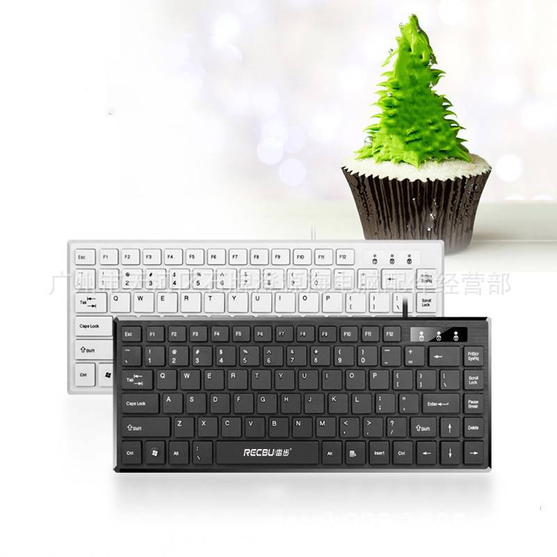 Rapbu V9 Notebook Keyboard Chocolate Waterproof USB Interface All-in ...