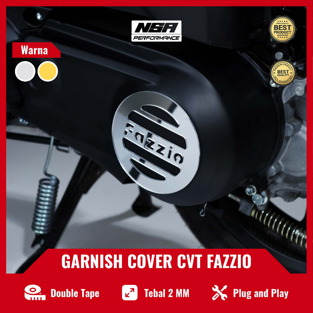 NSA COVER CVT FAZZIO 125 Motorcycle Accessories YAMAHA FAZZIO NSA ...