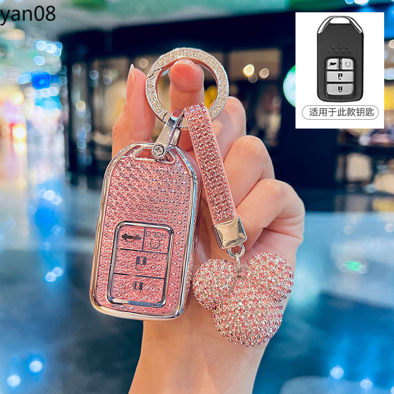 TPU Car Remote Key Cover Case Shell Holder For Honda CRV Accord Civic Vezel XRV URV HRV Pilot ...