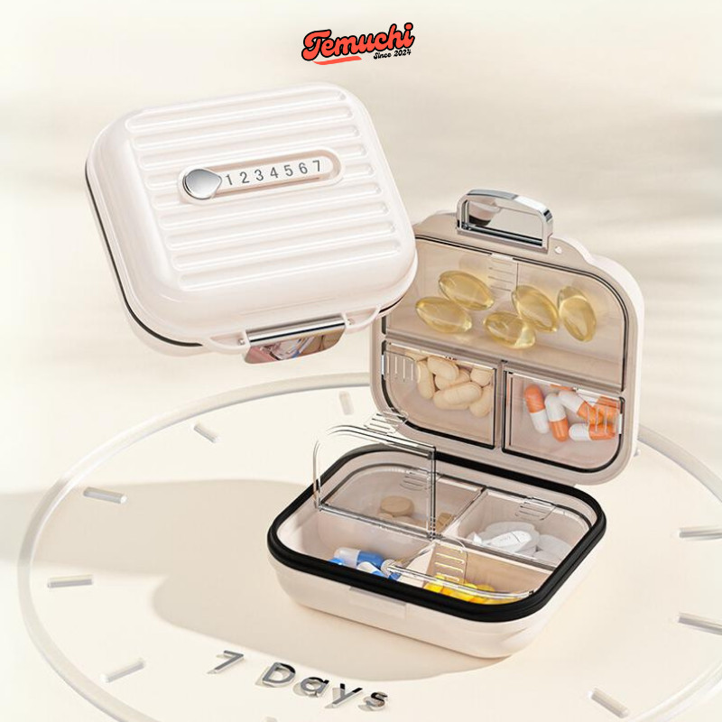 Moisture Proof Mini Pill Boxes Medicine Organizer Case Portable Pill ...