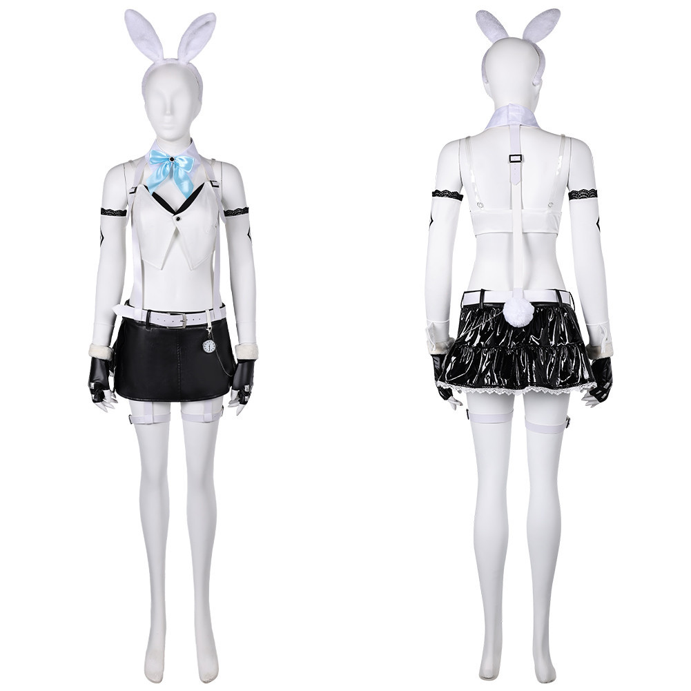 Rabbit Girl cos Tifa Final Fantasy Cosplay Costume Halloween Carnival ...