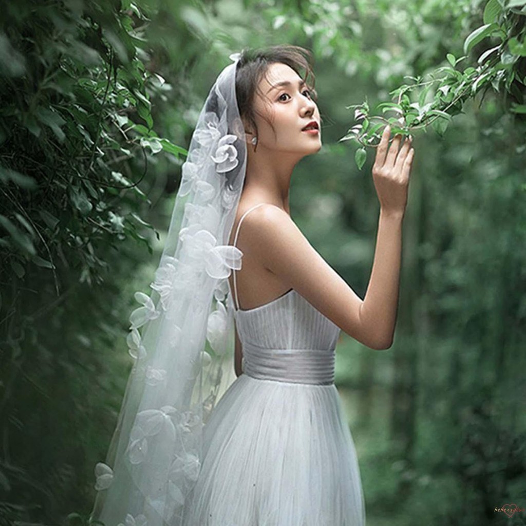 Women's Fashion Wedding Head Veil Luxurious Exquisite Hair Styling ...