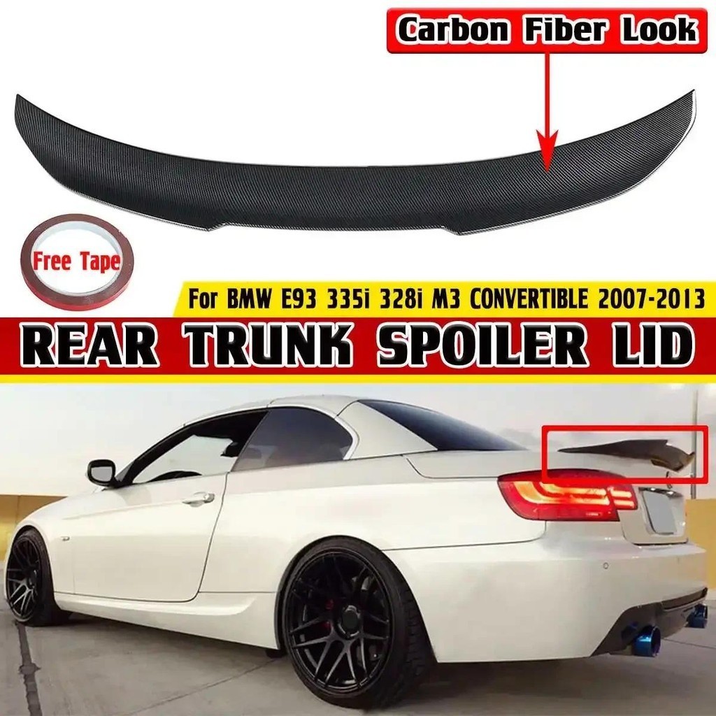 ABS PSM Style Car Rear Trunk Boot Lip Spoiler Trunk Spoiler Boot Wing ...