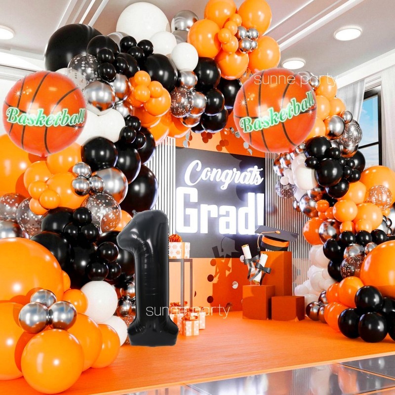 Basketball Ballons Set for Birthday Party Decorations Sports Theme ...
