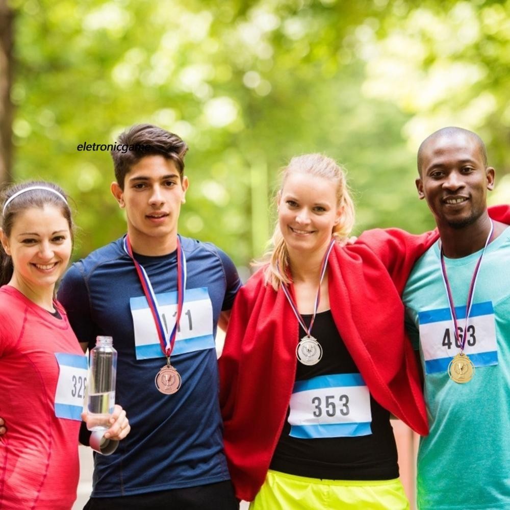 # 2 Inches Winner Medal with Neck Ribbon Gold Prize for Kids School ...