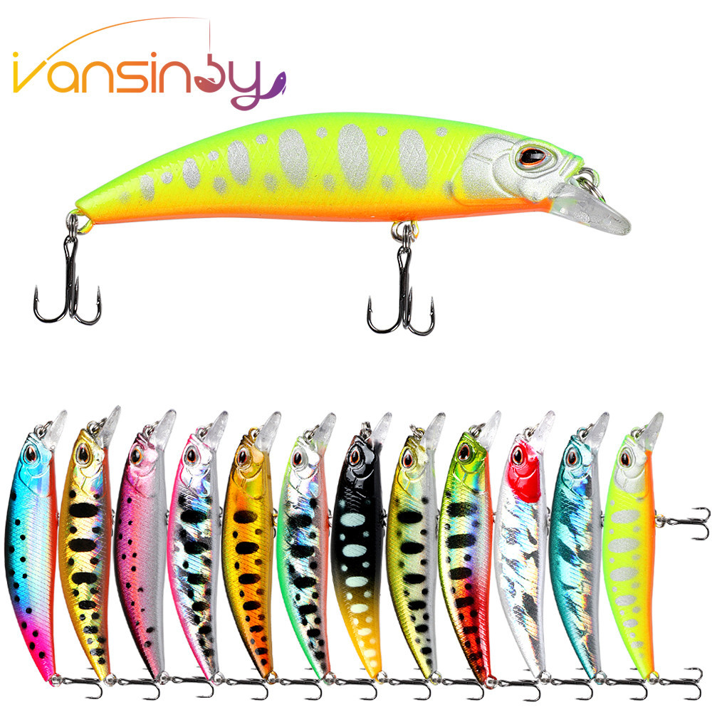 Lure for Fishing 6.5cm/6.5g Sinking Minnow Fishing Lure Fishing Gear Ghost Shrimp Water Long ...