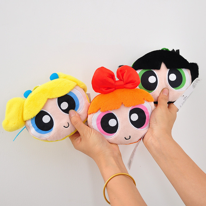 New Style Keychain Cartoon The Powerpuff Girls Sunflower Plush Doll ...