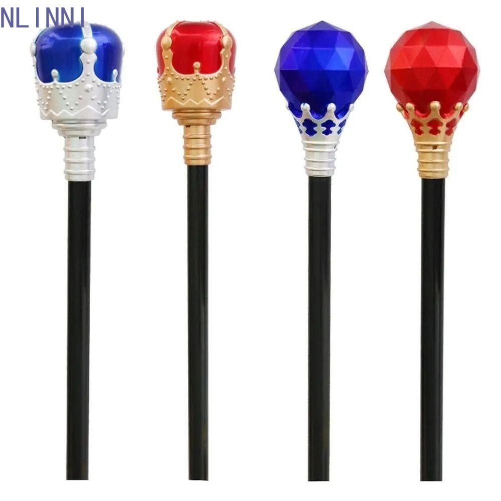 NLINNI King Queen Scepter, Royal King Performance Halloween Hand Wand ...
