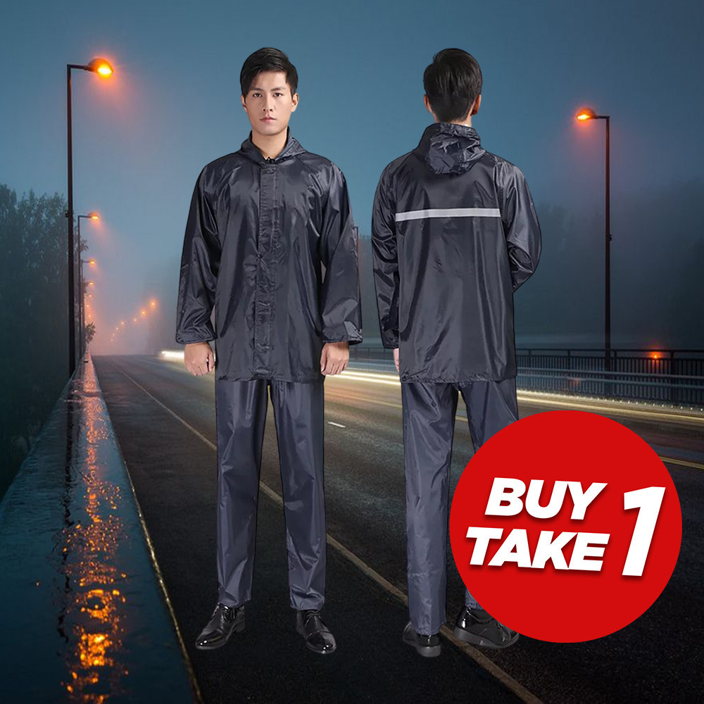 Mimi Tag-ulan BUY 1 TAKE 1 Motorcycle Raincoat Waterproof Rain Suit ...