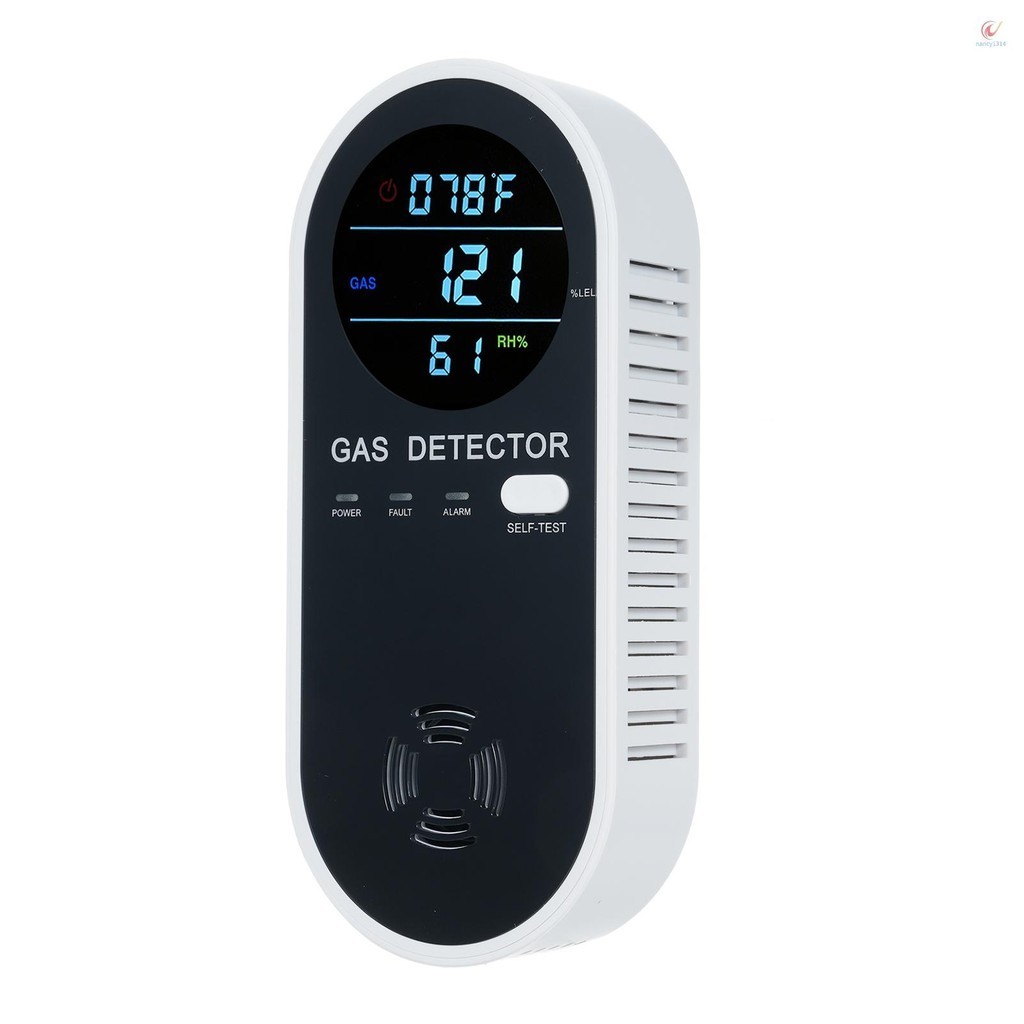 Nancy Natural Gas Detector 3 in 1 Plug-in Propane Gas Detector (Gas ...